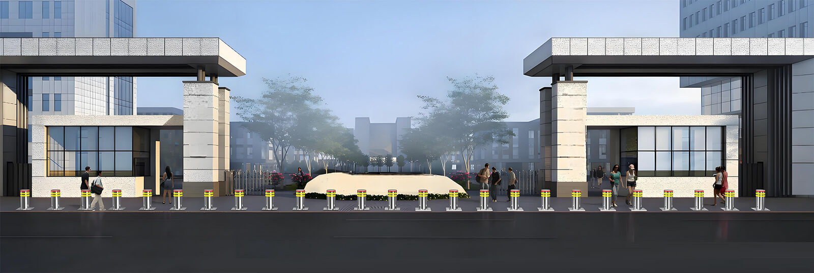 Automatic Rising Bollards factory - Rising Security Bollards ...